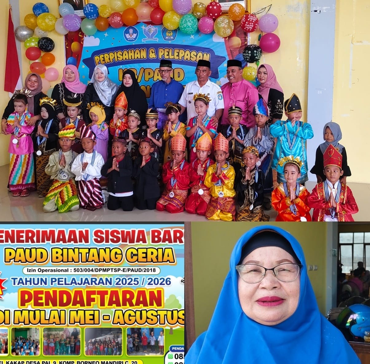 PAUD Bintang Ceria Pal 9 Lepas Siswa Angkatan ke-8 dengan Nuansa Budaya ...